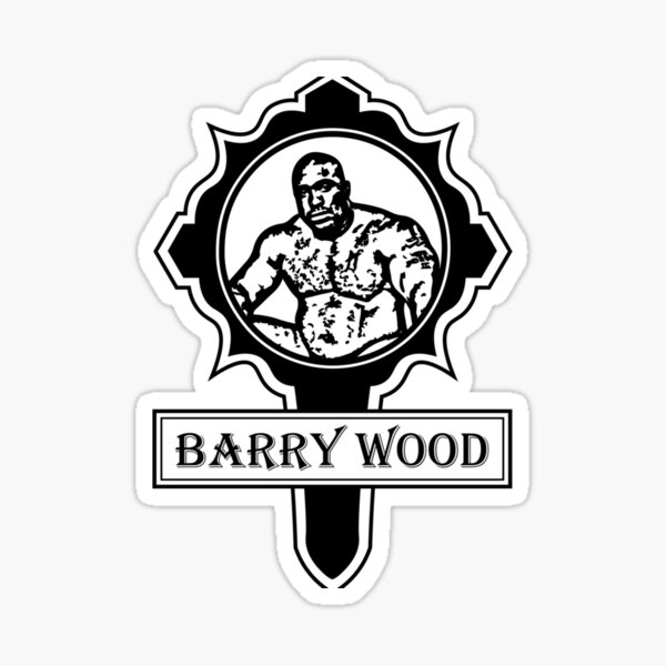 "Barry Wood Bobblehead Customized Design (White background)" Sticker ...