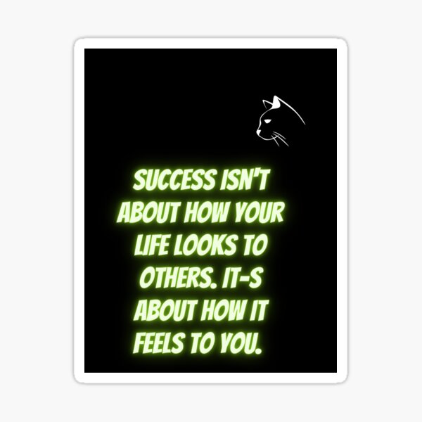 "Black motivational quote" Sticker for Sale by LinaSweety | Redbubble