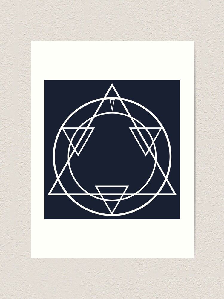 Lámina artística «El símbolo alquímico es el círculo de transmutación ...