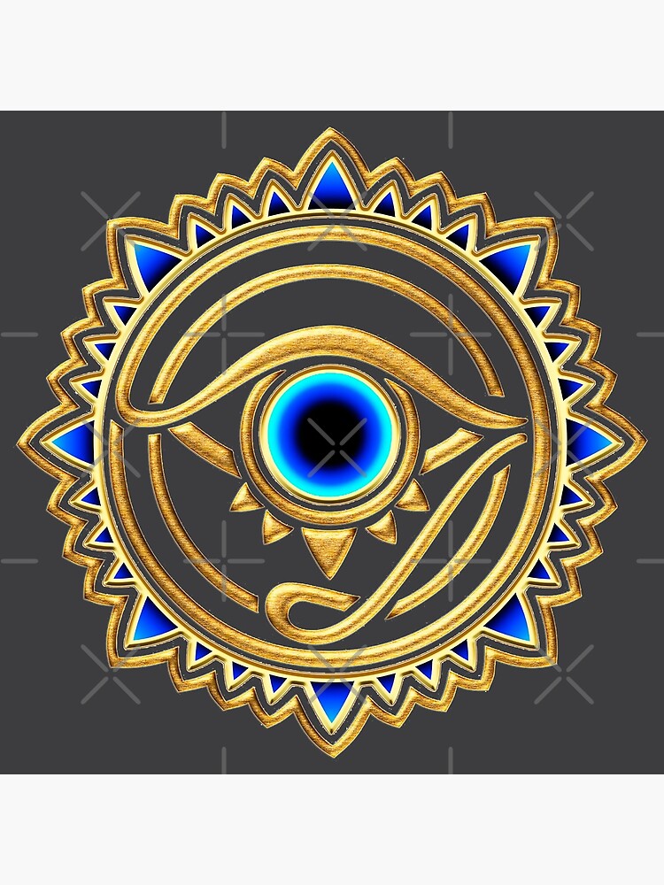 "Sign Of A Protective Eye Against The Evil Eye" Poster by Phantasmal-2 ...