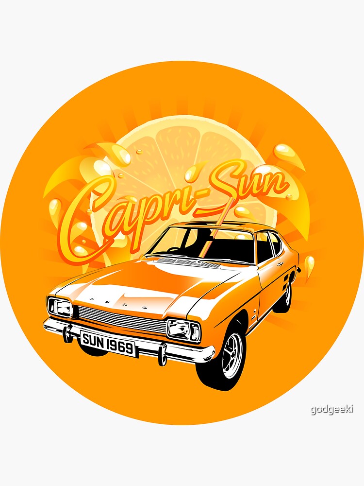 "Capri-Sun" Sticker by godgeeki | Redbubble