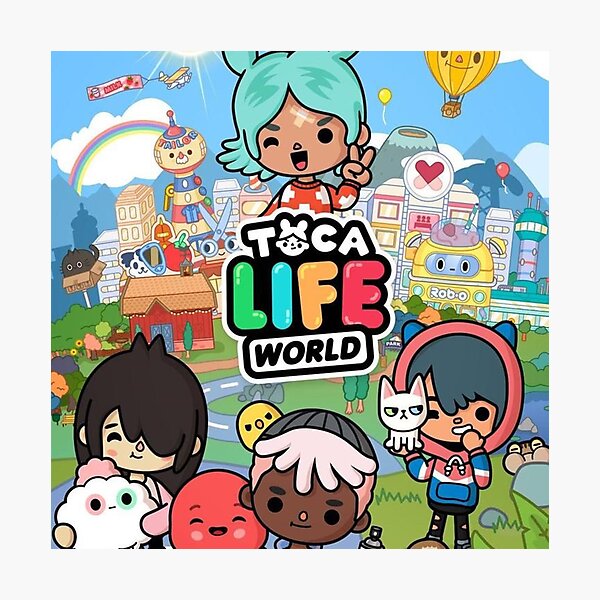Lámina fotográfica «Toca Life World» de PixelRune | Redbubble