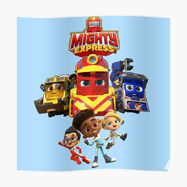 "Mighty express Netflix anime" Poster for Sale by Hr29 | Redbubble