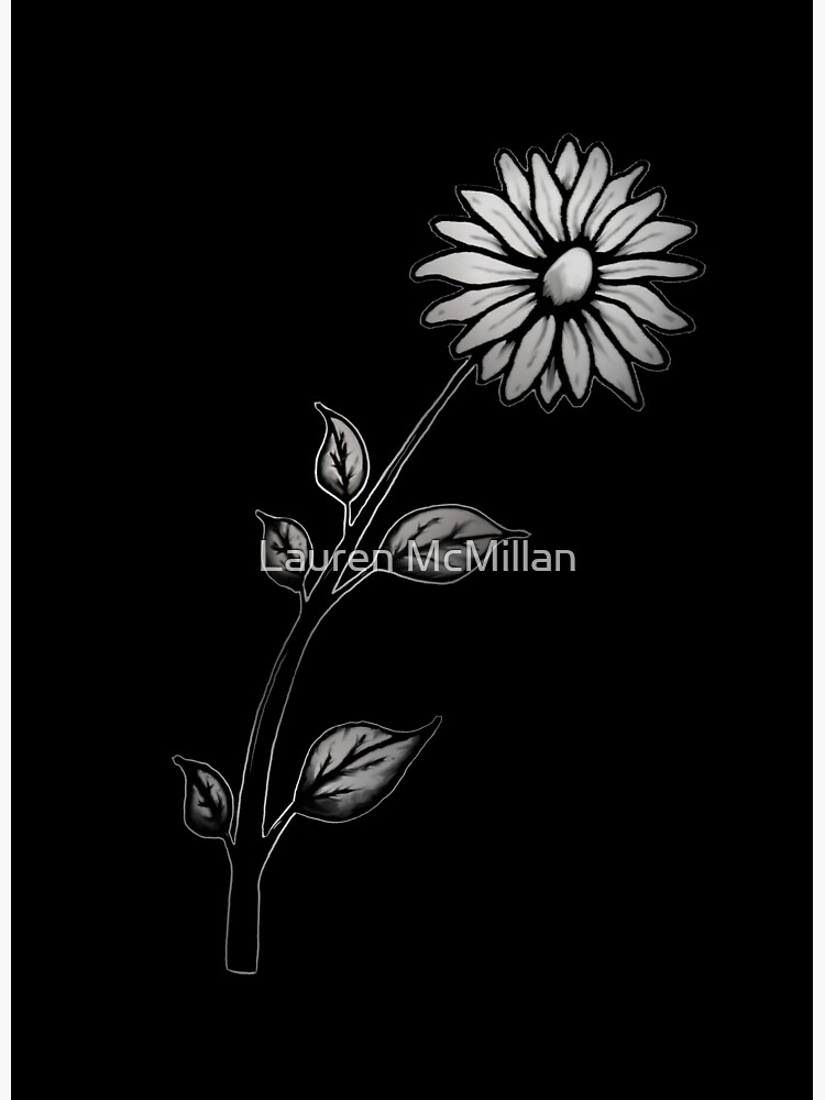 "Daisy, drawing " Sticker by AbstractLauren | Redbubble