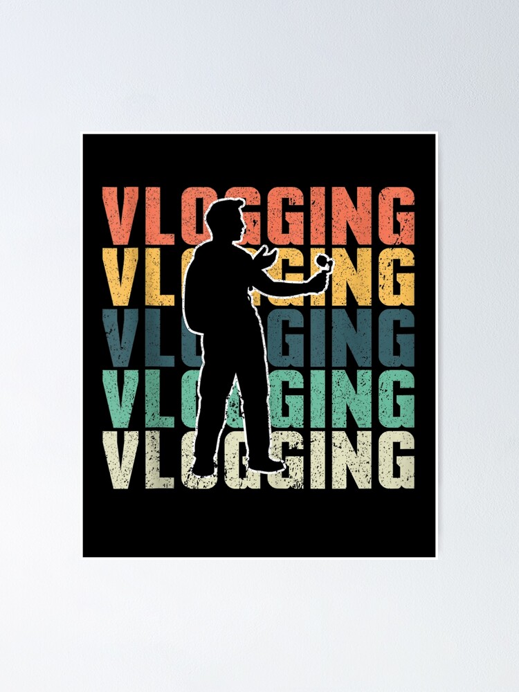 "Retro Vlogging vintage" Poster by oussama078050 | Redbubble