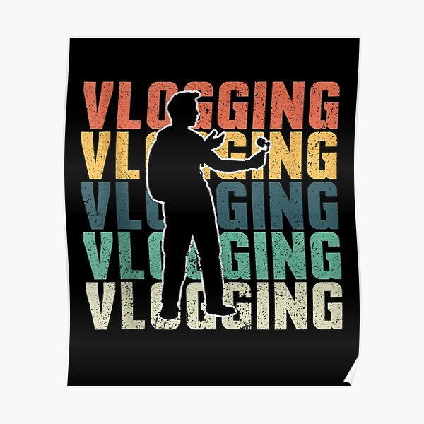 "Retro Vlogging vintage" Poster by oussama078050 | Redbubble