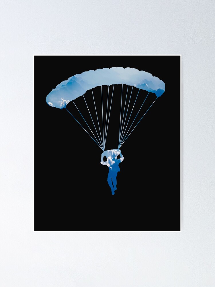 "Sky And Clouds Skydiving Sky Diver Skydive" Poster for Sale by ...