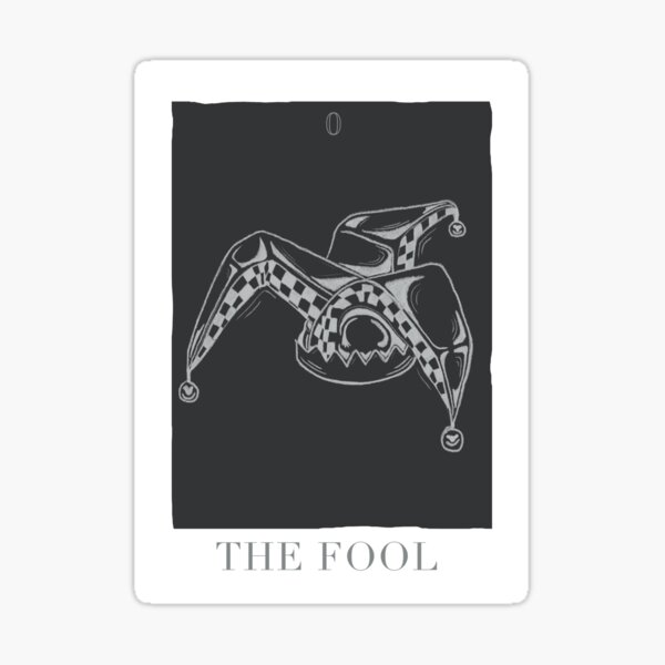 "The Fool - Tarot Card" Sticker for Sale by sophielou4 | Redbubble