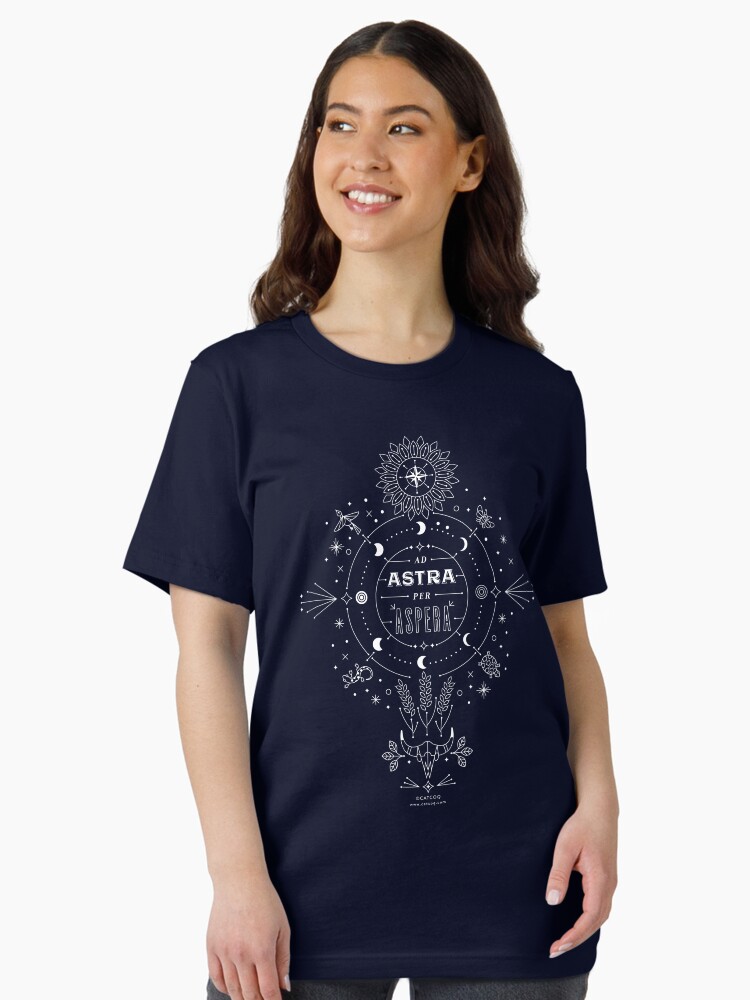 "Ad Astra Per Aspera" Essential T-Shirt for Sale by catcoq | Redbubble