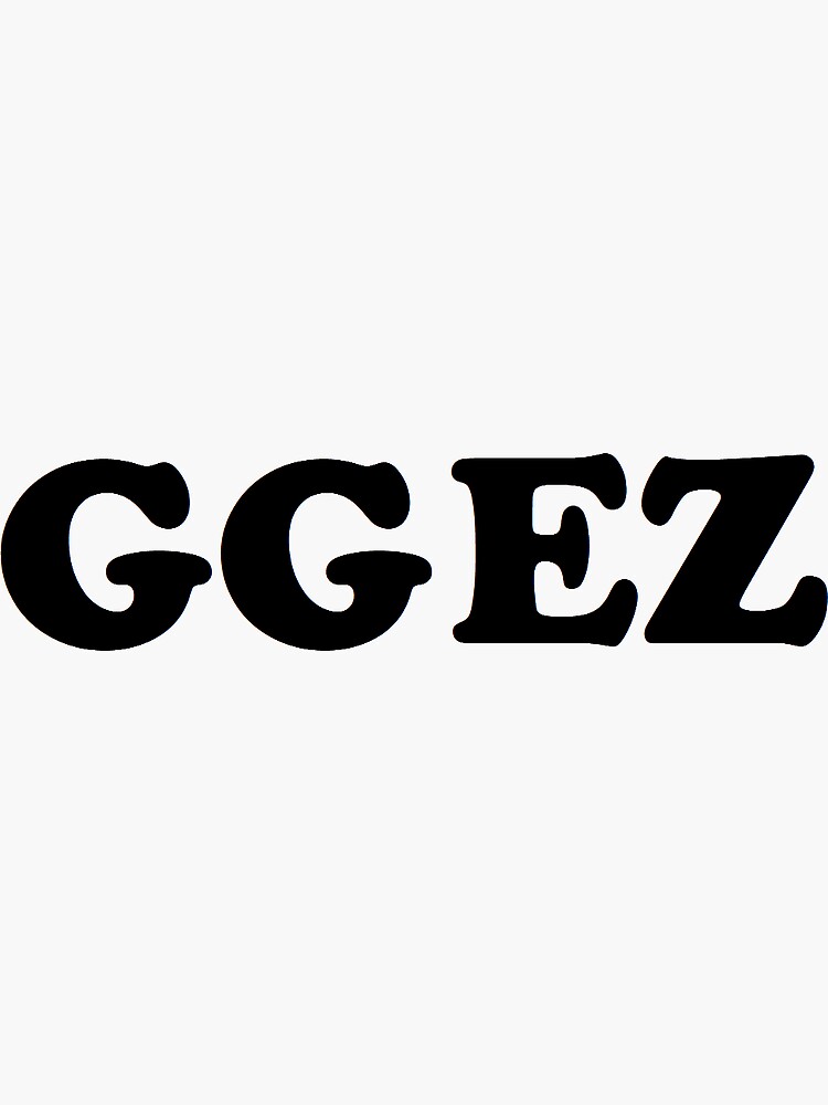 "GG EZ" Sticker for Sale by DigitalPalace | Redbubble