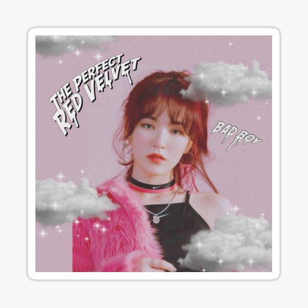 "The perfect red velvet : Wendy" Sticker for Sale by Pandabear03 ...