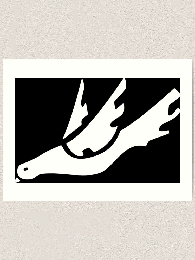 "Thursday White Dove Band Logo" Art Print by everythingemo | Redbubble