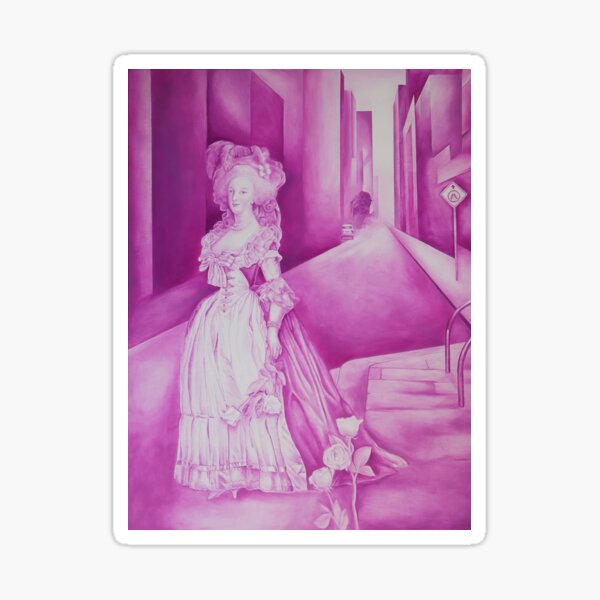 "Marie Antoinette surveys the modern world" Sticker for Sale by ...