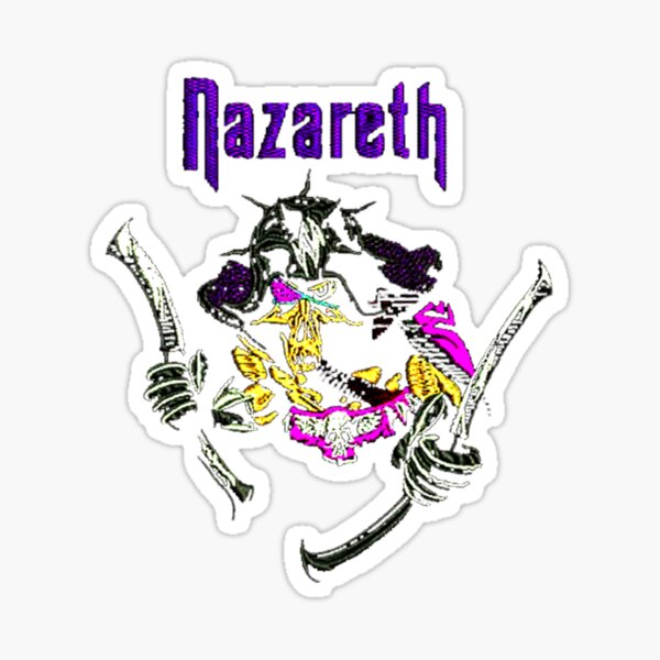 "Nazareth" Sticker for Sale by sidiq121 | Redbubble