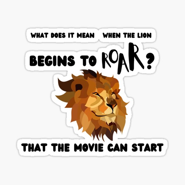 "Cool riddles for kids with lion" Sticker for Sale by HellSnatch ...