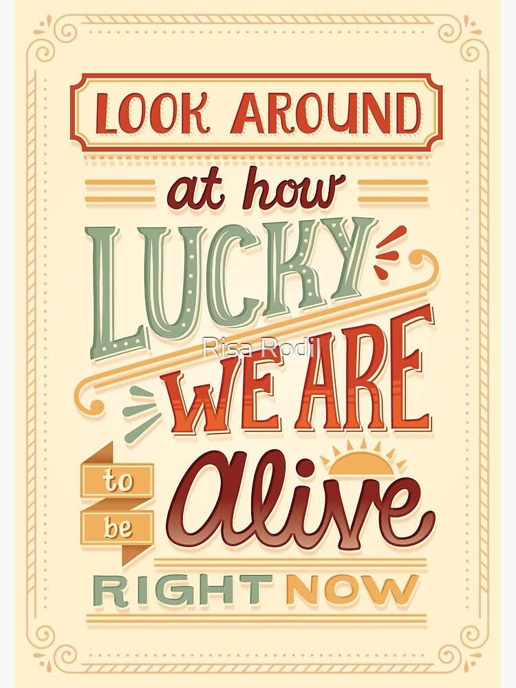 "Look Around" Poster by risarodil | Redbubble