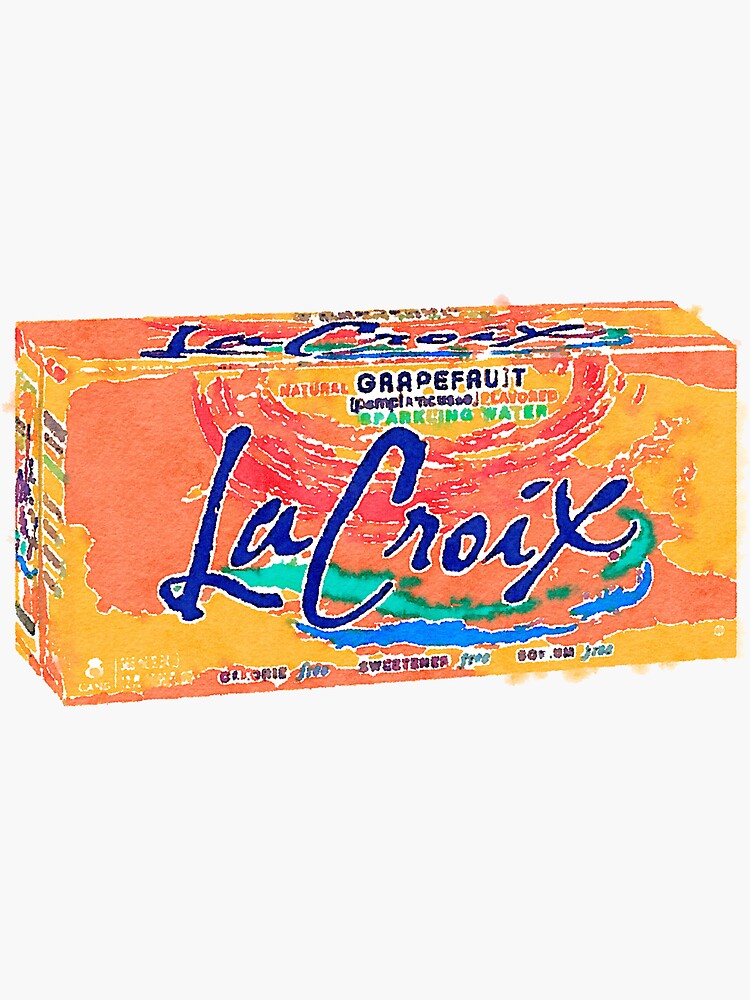 "LaCroix Box Sticker" Sticker by yepitsprep | Redbubble