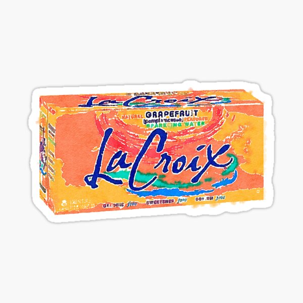 "LaCroix Box Sticker" Sticker by yepitsprep | Redbubble