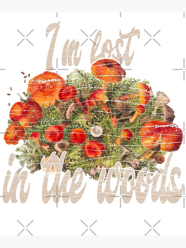 "Naturecore Mushroom - Lost In The Woods" Poster by TheMaesthetics ...