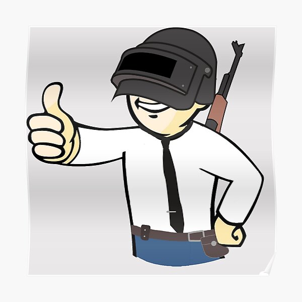 "Pubg mobile sticker" Poster for Sale by Alex-Go | Redbubble