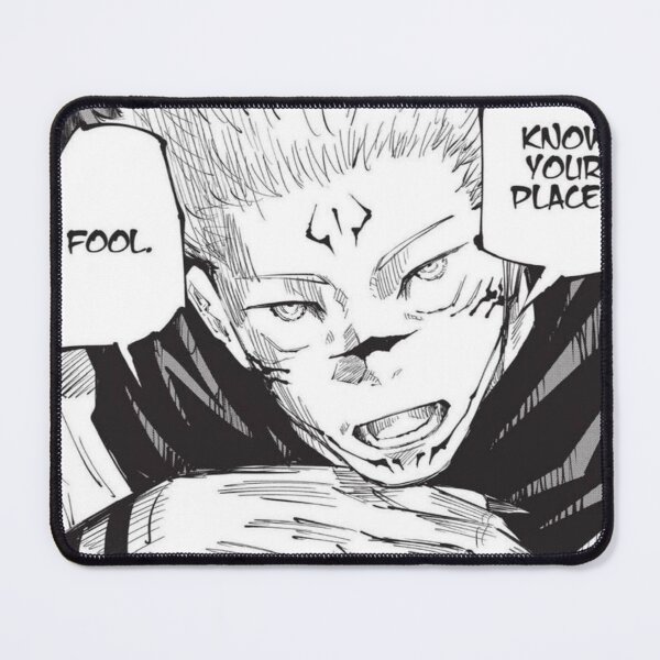 "Sukuna "Know your place, fool" /Jujutsu Kaisen Manga" Mouse Pad for ...