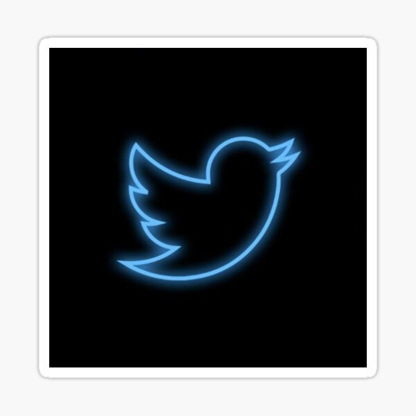 "Light twitter" Sticker for Sale by Wouterfan | Redbubble