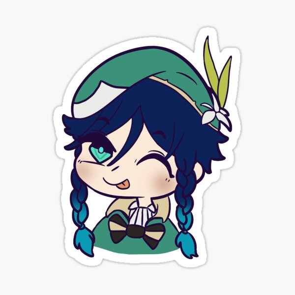 Venti Genshin Impact Sticker For Sale By Naggetko Redbubble