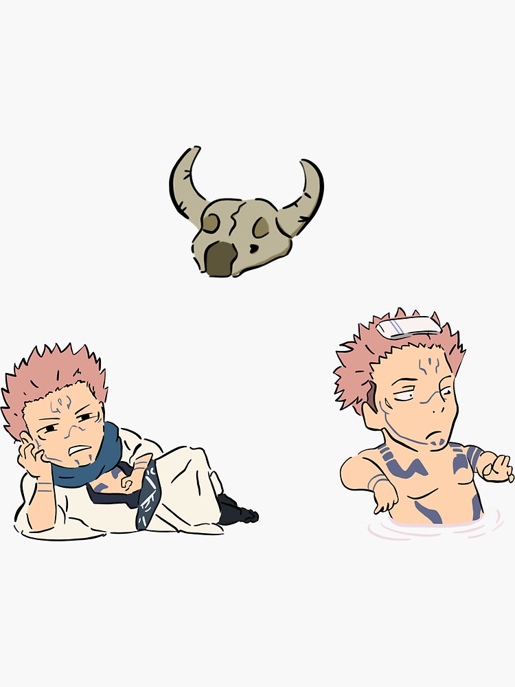 "Jujutsu Stroll Sakuna " Sticker for Sale by ChrisMei20 | Redbubble