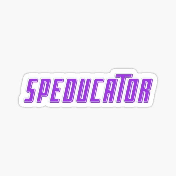 "speducator.sped squad.back to school.funny teacher gift." Sticker for ...