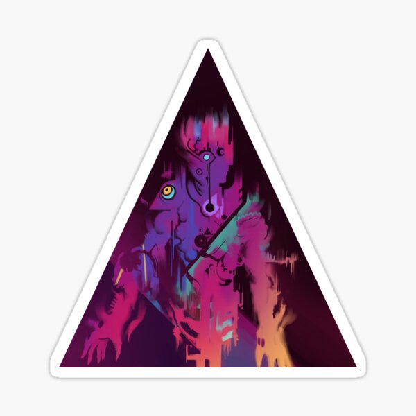 "Eldritch Horror Glitch" Sticker for Sale by Hungry-Orc | Redbubble