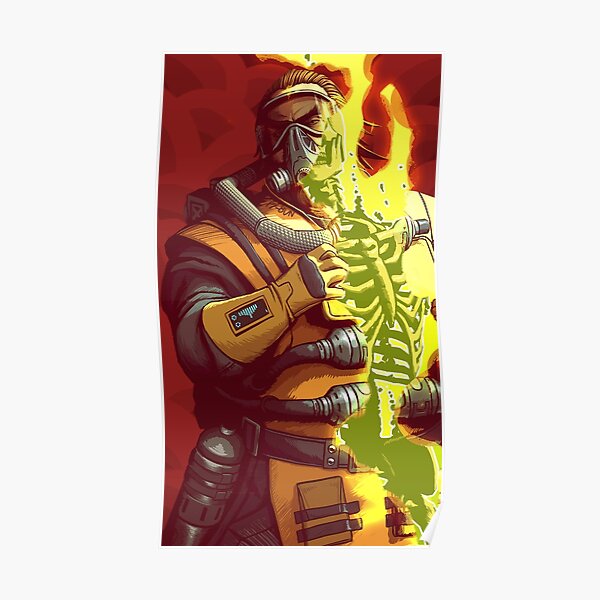 "Caustic Apex Legends" Poster for Sale by Jeonghyeokri | Redbubble
