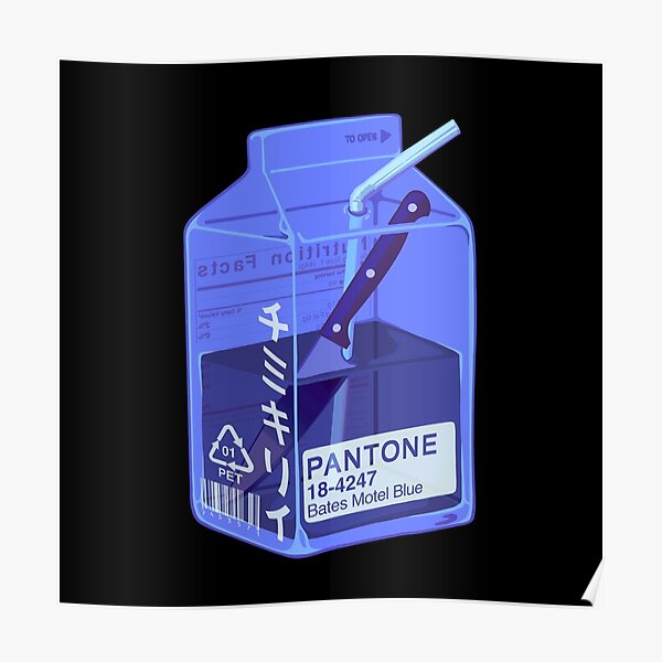 "Blue Juusu // Kawaii Juice Box Aesthetic" Poster for Sale by DoomDude ...