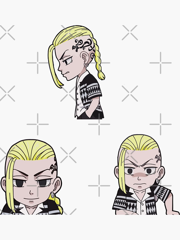 "Doraken Chibi Collection - Angry Draken " Sticker for Sale by ...