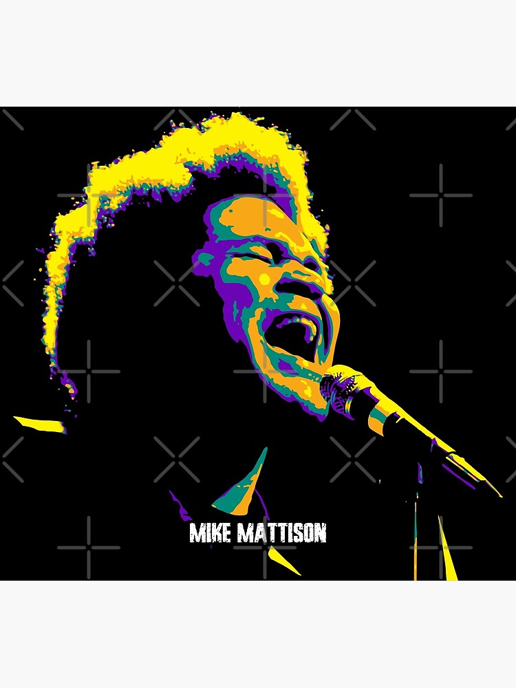 "Mike Mattison. American musician and vocalist." Poster for Sale by ...