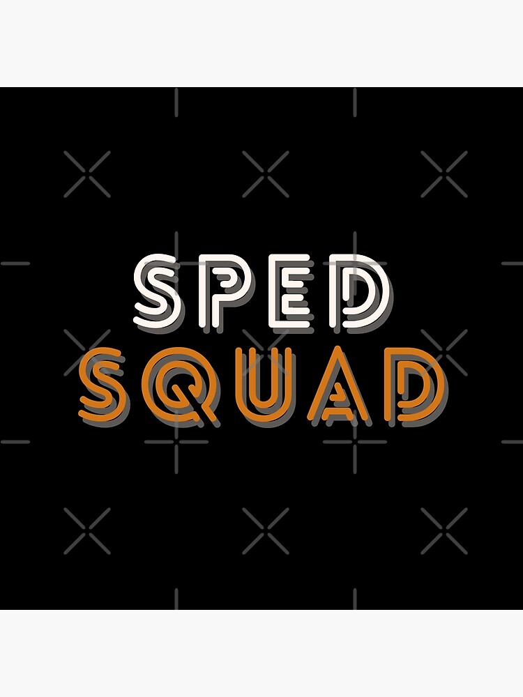 "Speducator.sped squad.back to school.funny teacher gift." Poster for ...