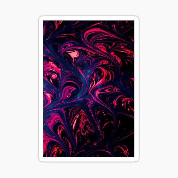 "Wavy patterns" Sticker for Sale by KingN06 | Redbubble