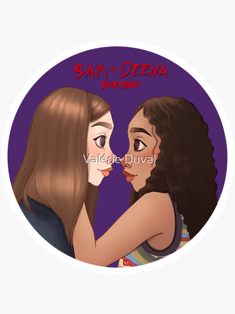"Fear Street - Sam + Deena" Sticker for Sale by valduv | Redbubble