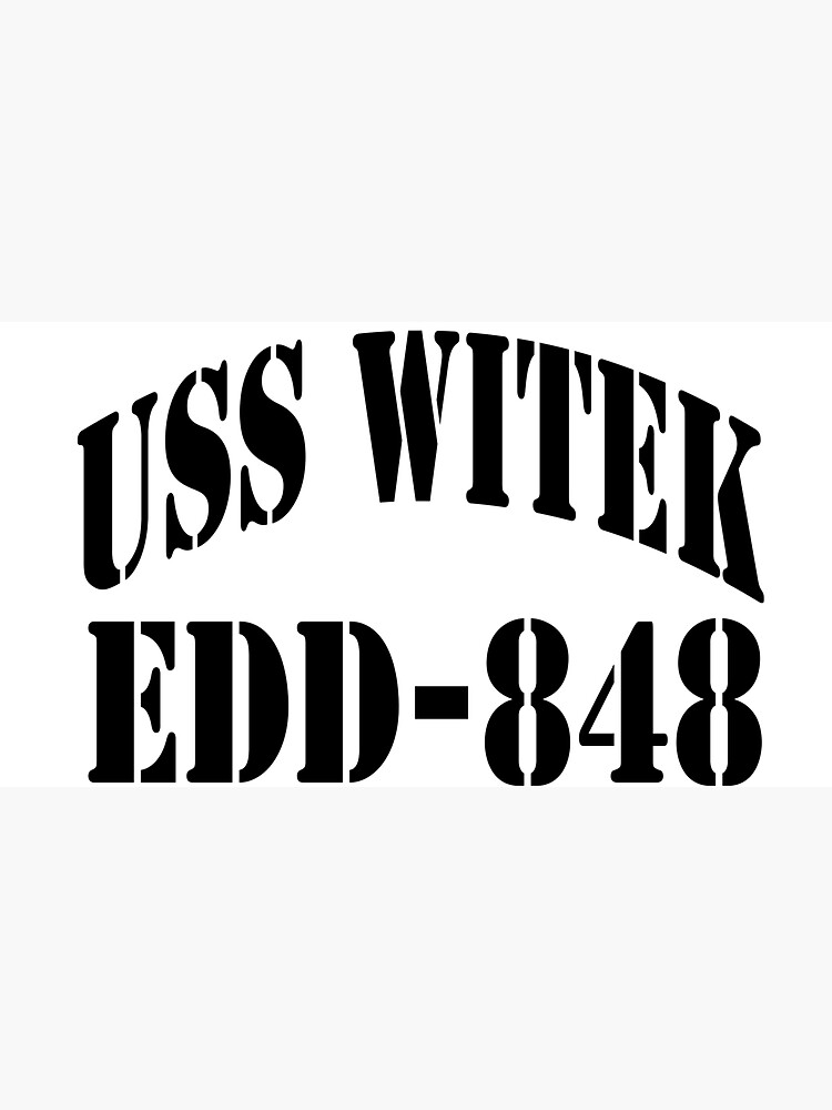 "USS WITEK (EDD-848) SHIP'S STORE" Cap for Sale by militarygifts ...