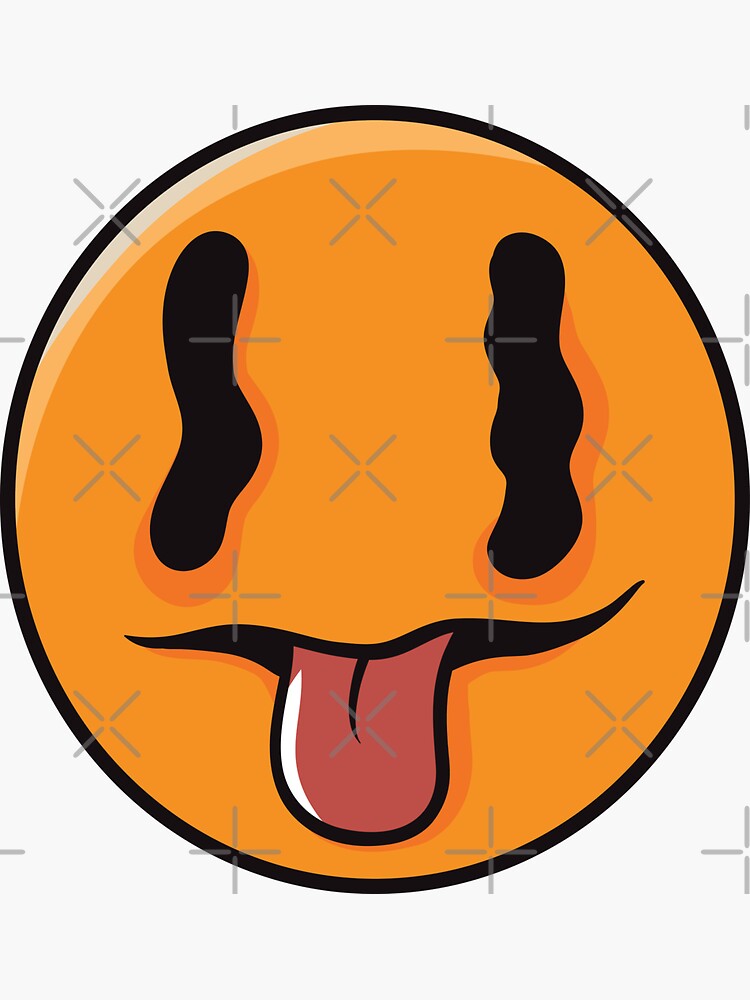 "Cheeky smiley face" Sticker for Sale by Dashshirts17 | Redbubble