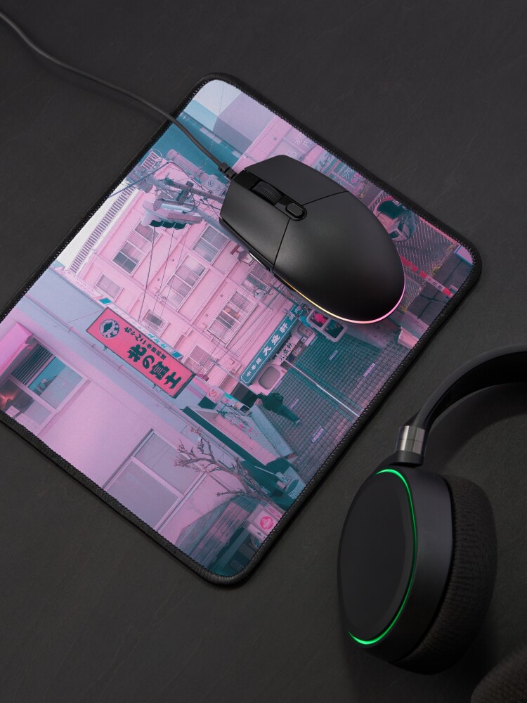 "Vaporwave Aesthetic Tokyo Pink Japan Citypop lofi moody vibe" Mouse ...