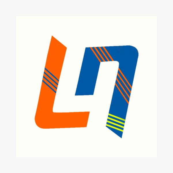 "Lando Norris logo" Art Print by Chariseshelley | Redbubble