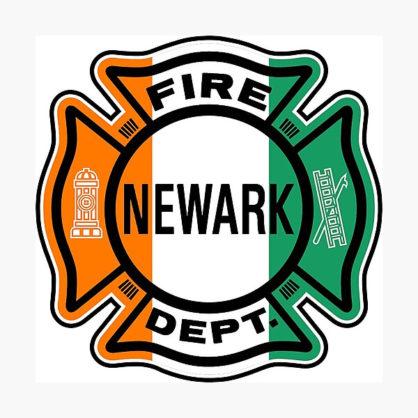 "Irish Newark Fire Department Logo" Photographic Print for Sale by ...