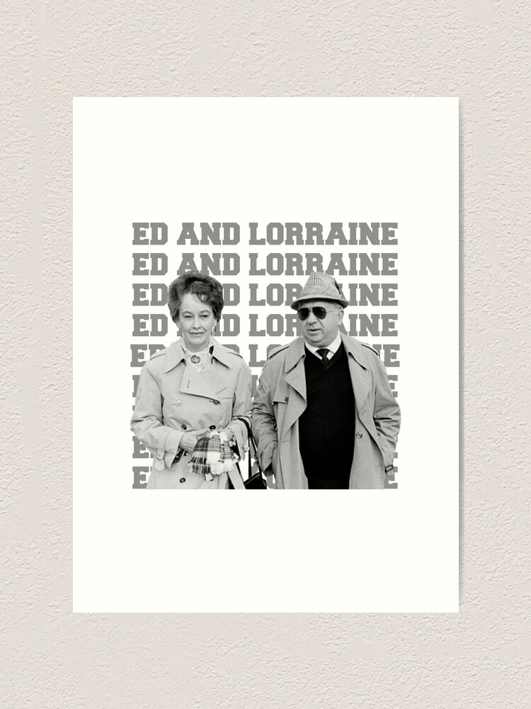 "Ed and Lorraine Warren shirt" Art Print by outhmanerkibi | Redbubble