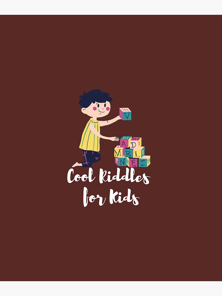 "Cool Riddles for Kids" Sticker for Sale by GlobalHunt | Redbubble