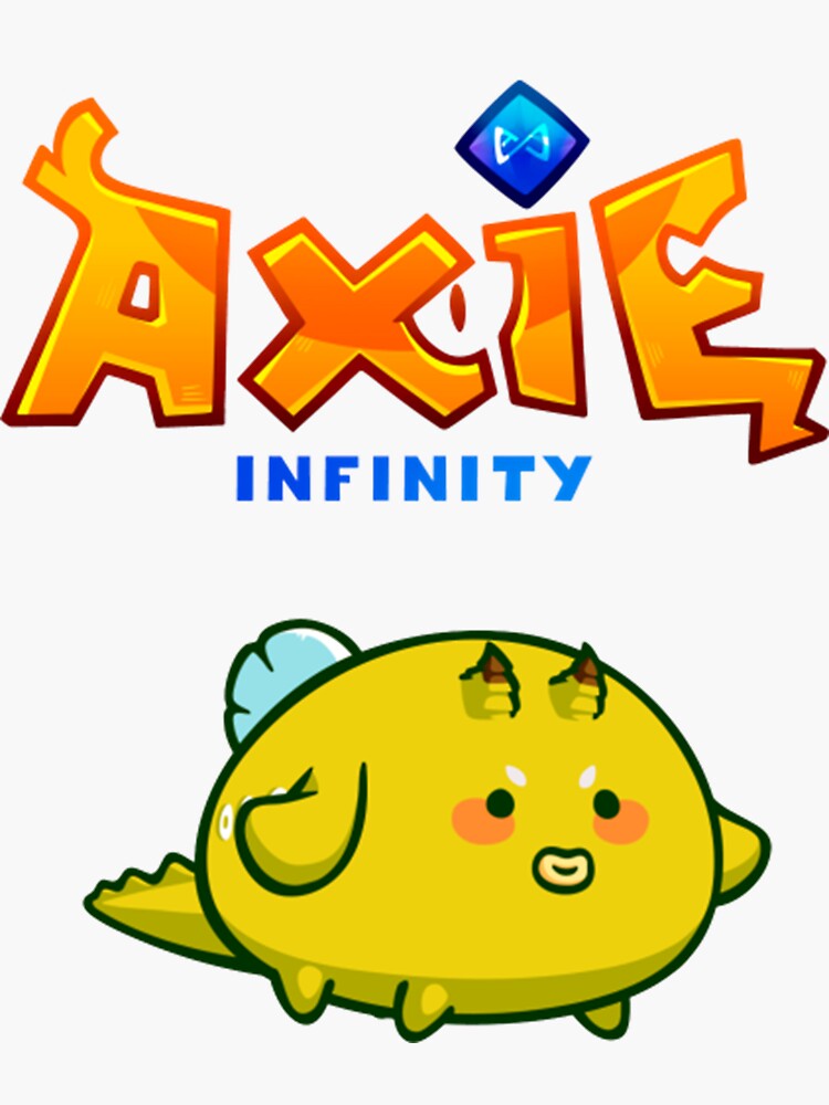"Axie Infinity Game" Sticker for Sale by VirginiaChong | Redbubble