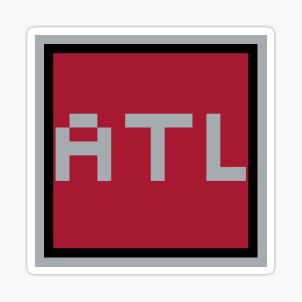 "Atl-Falcons-Sticker" Sticker for Sale by Pokematt1 | Redbubble