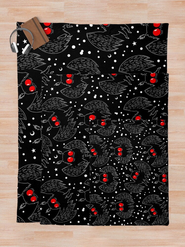 "Mothman Night" Throw Blanket for Sale by Rich Hague | Redbubble