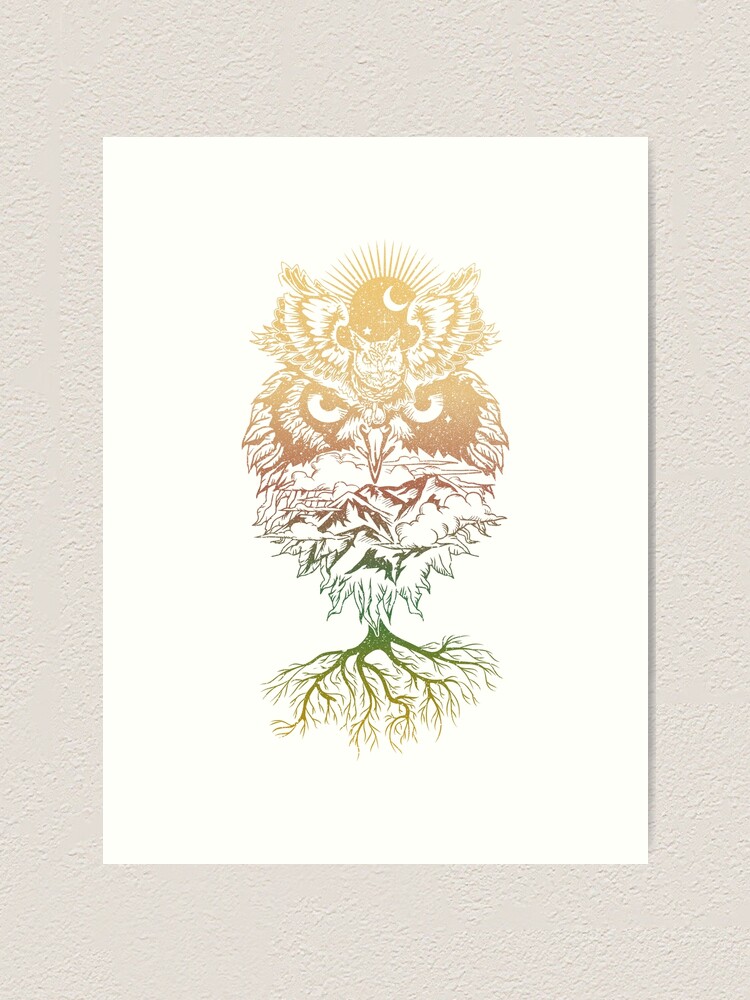"Cottagecore Aesthetic Owl - Forestcore " Art Print for Sale by ...