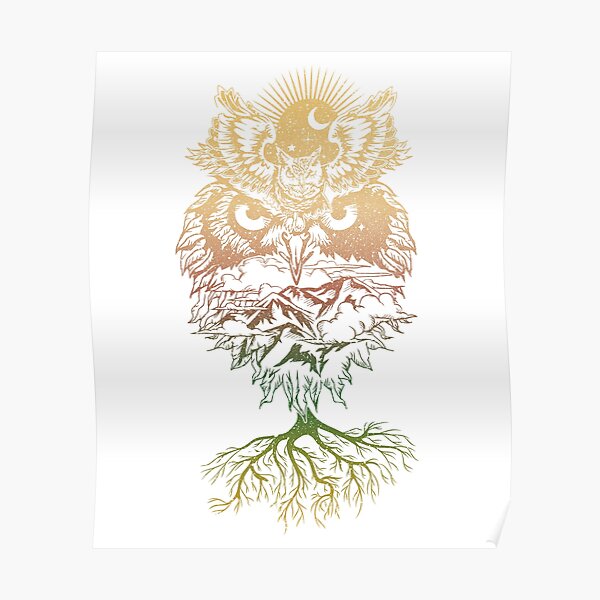 "Cottagecore Aesthetic Owl - Forestcore " Poster by TheMaesthetics ...