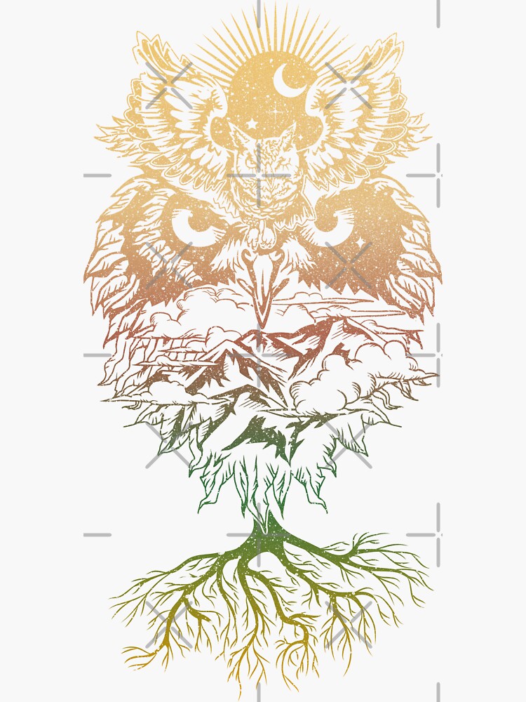 "Cottagecore Aesthetic Owl - Forestcore " Sticker for Sale by ...